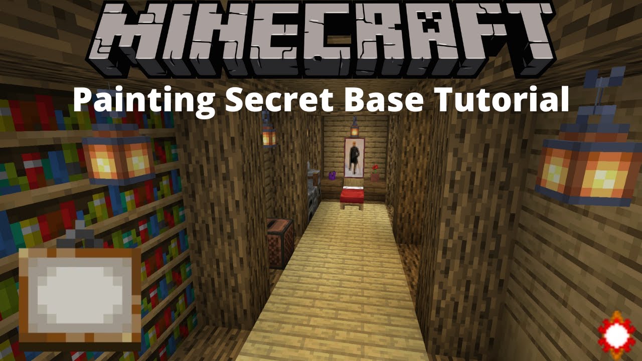 Minecraft How To Build A Painting Secret Base Tutorial YouTube minecraft-how-to-build-a-painting-secret-base-tutorial-youtube