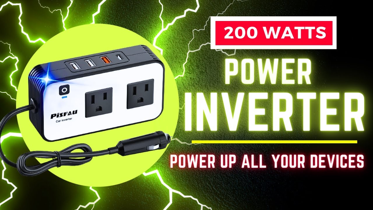 Cheapest 200 Watt Power Inverter on Amazon - 12V to 120V Inverter ...
