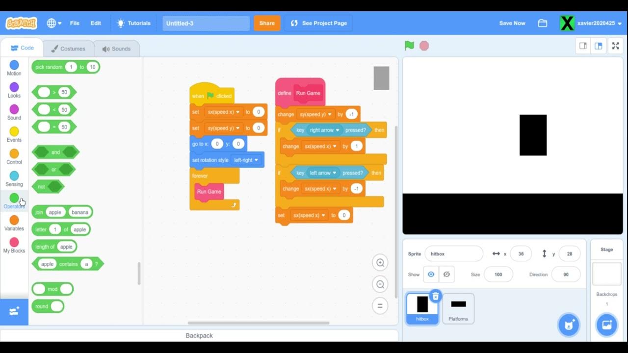 Scratch Devlog #1 | Hitbox Physics !| XGD - YouTube