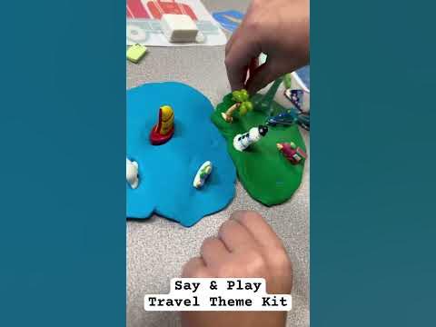Say & Play Travel theme kit for speech-language learning! # ...