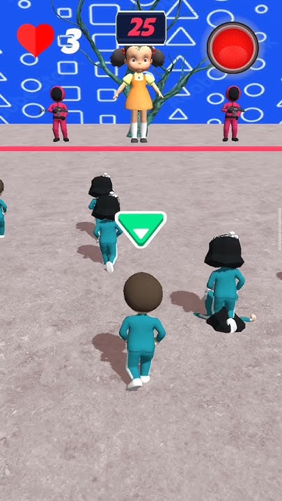 오징어 게임 런 챌린지 영상 || squid game #squidgame2 #youtubeshorts #shorts #gaming #games 2 #squidgame 25 ...