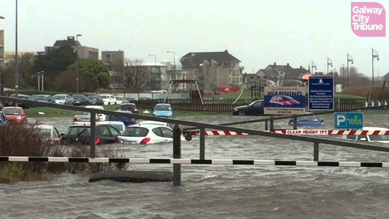 Flooding in Salthill - YouTube