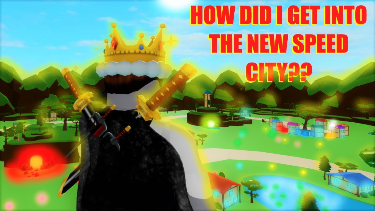 HOW DID I GET INTO THE NEW SPEED CITY? (Roblox) - YouTube
