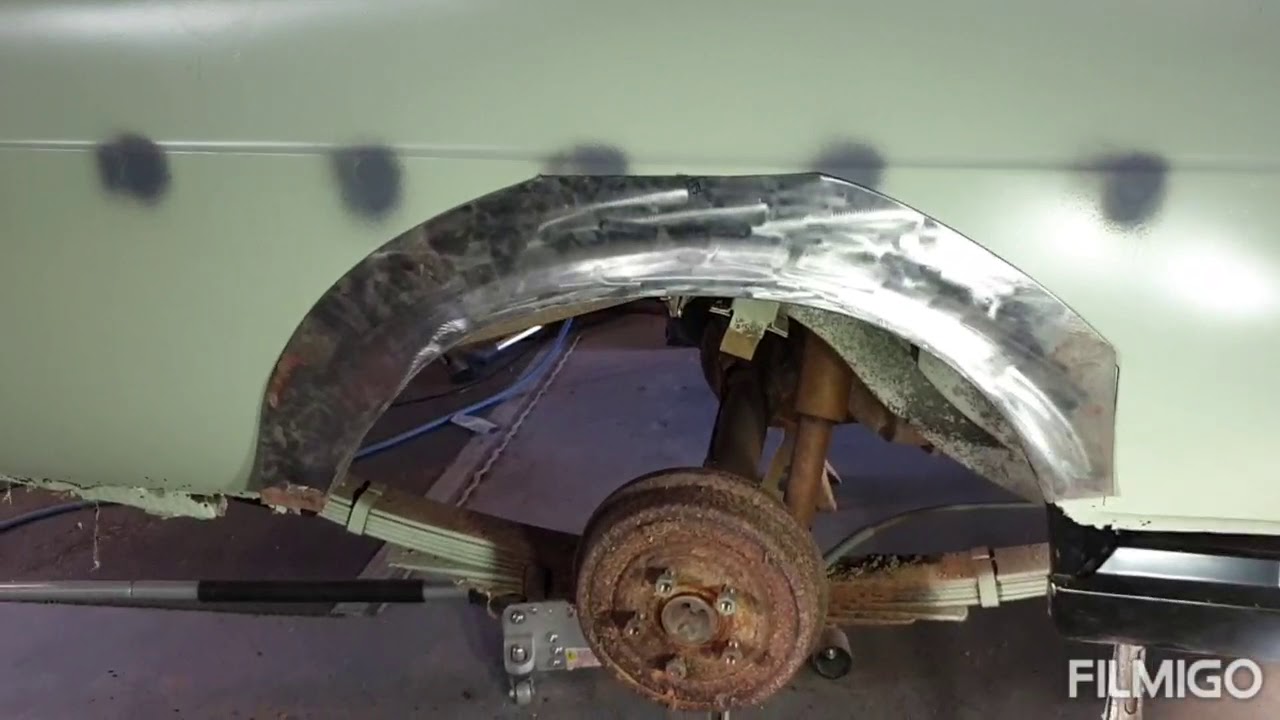 Xy Ute build wheel arch repair with some ramblings - YouTube