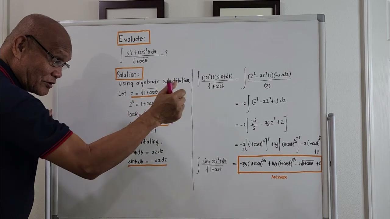 Algebraic Substitution Integration - YouTube