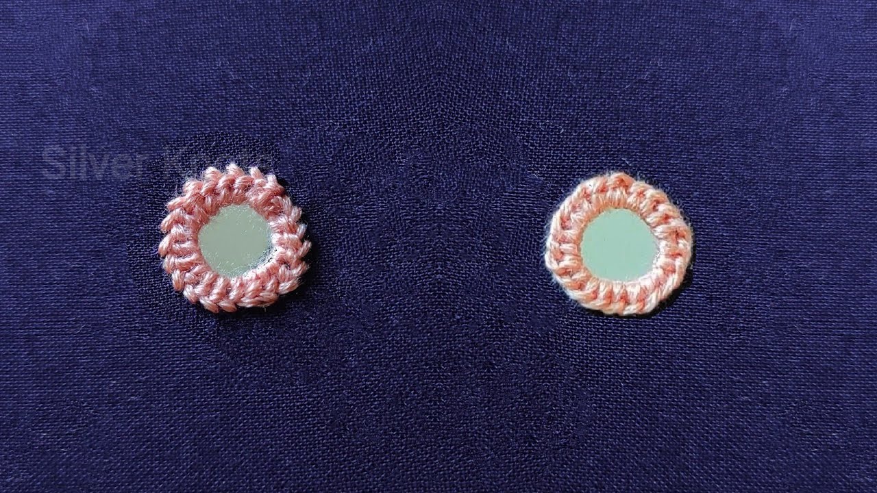 How to Stitch Mirror Easy Method | Beautiful Mirror Stitch In Telugu ...