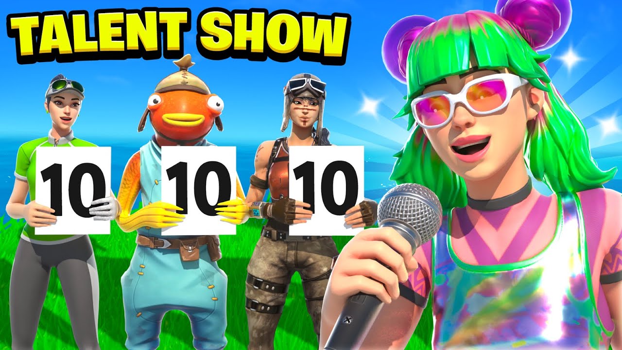I found the most AMAZING KID SINGER in my Fortnite Talent Show.. - YouTube