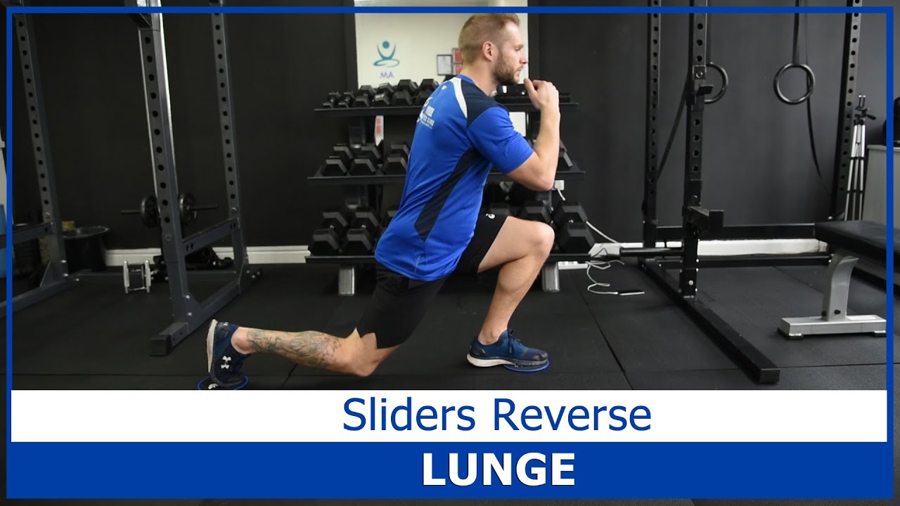 Sliders reverse Lunge - YouTube