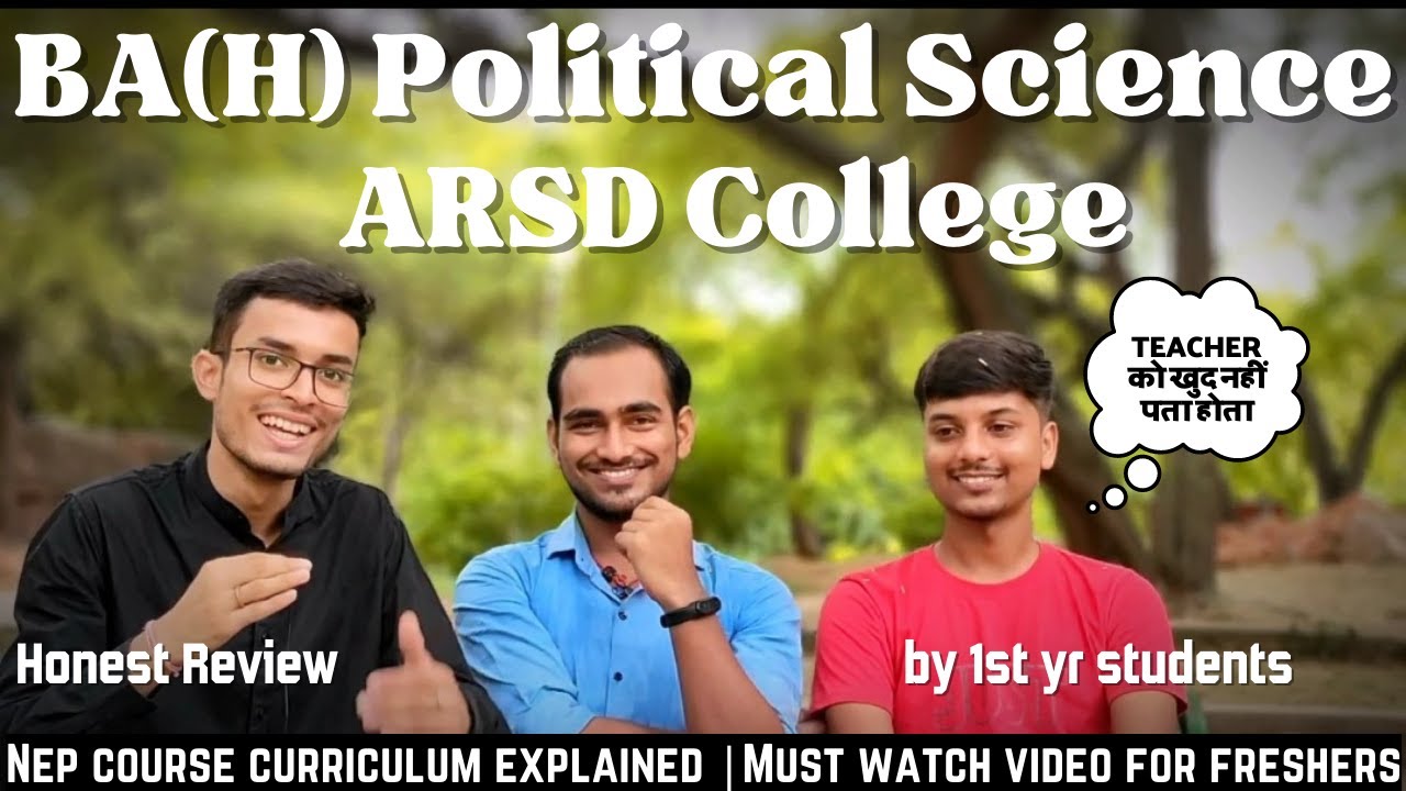 ARSD College Honest Review | BA Political Science ARSD Review | Min ...