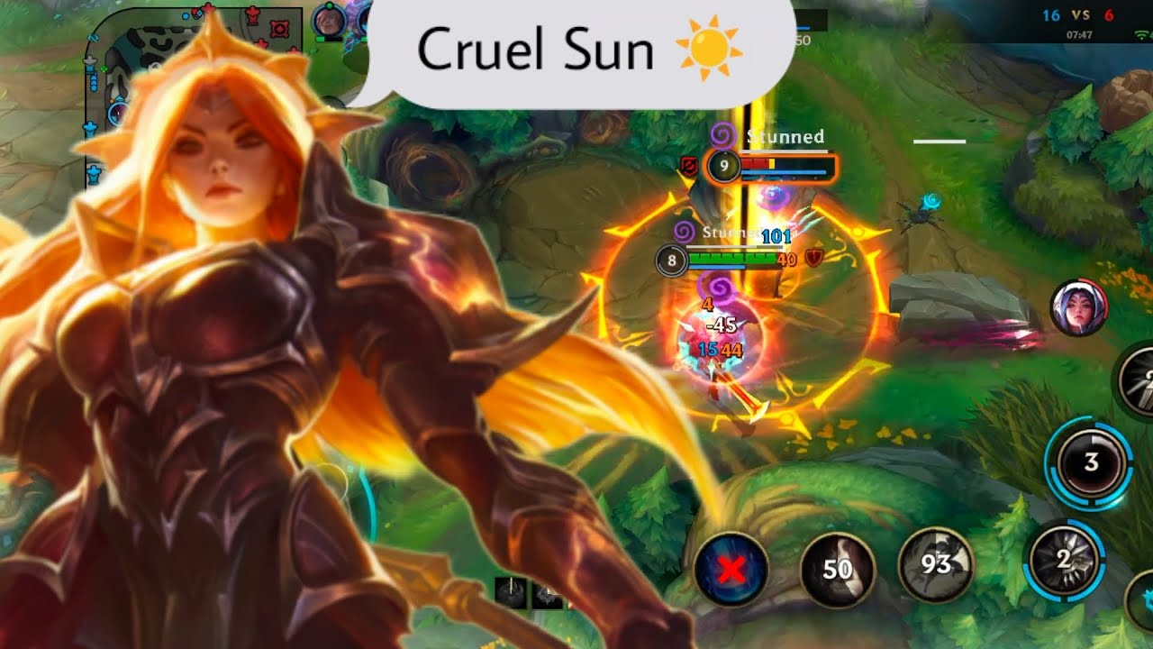Solar Eclipse Leona Great Skin Gameplay S11 - YouTube