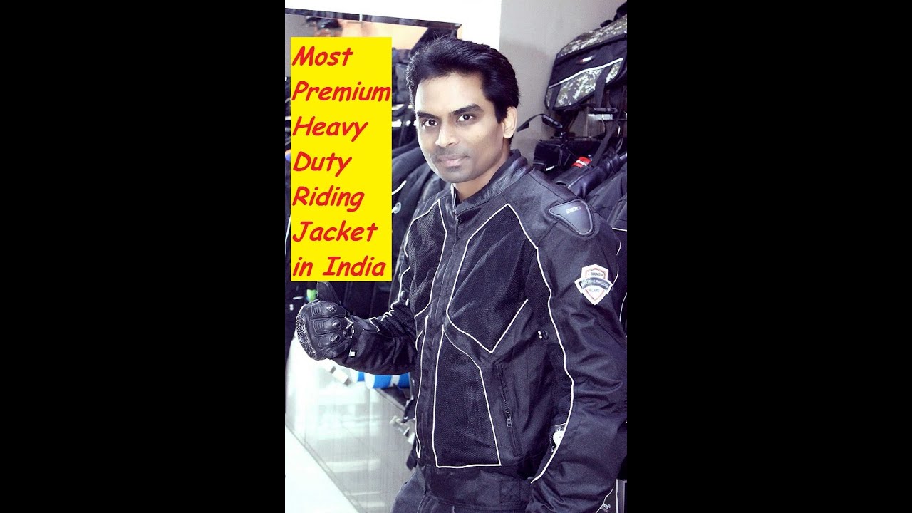Most Premium Heavy Duty Motorcycle Riding Jacket in India. - YouTube