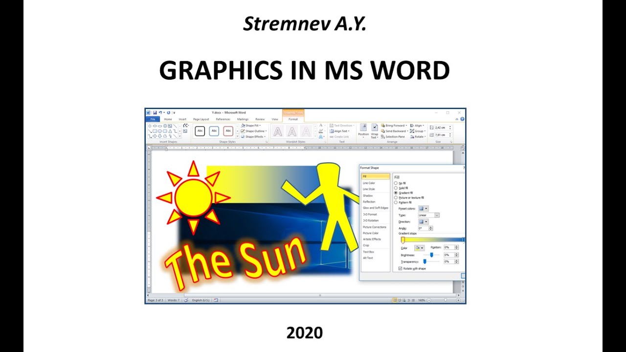 Graphics in MS Word - YouTube