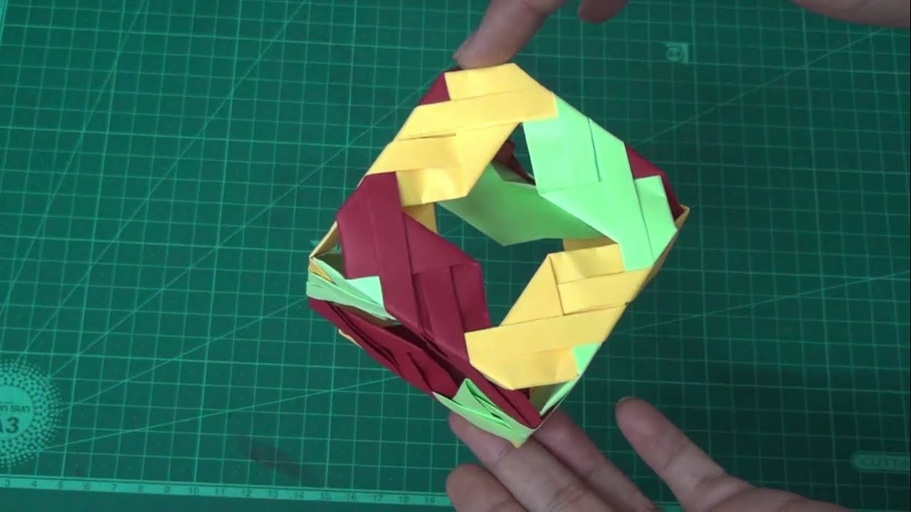 Origami Candy Shaped Box For Halloween Youtube