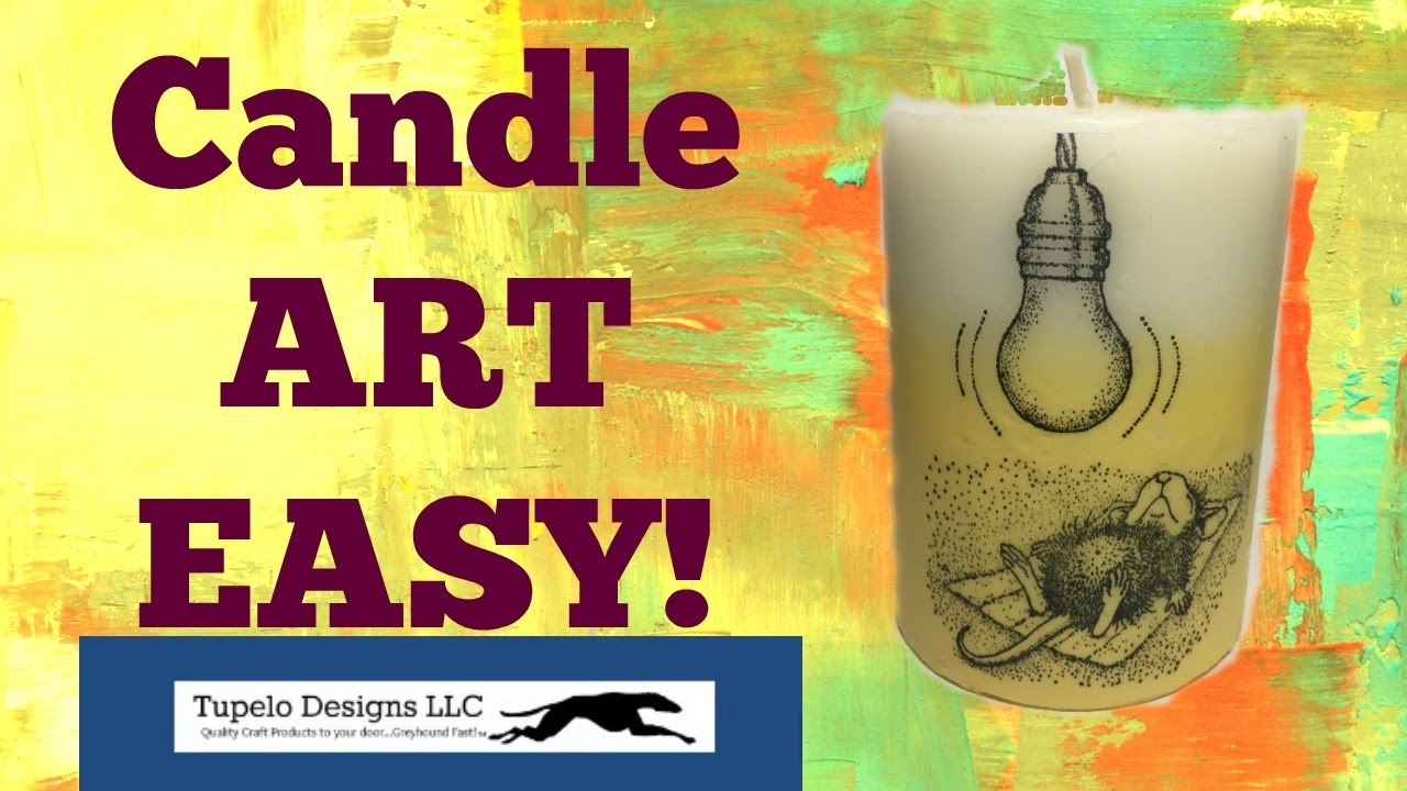 Candle Art. EASY! QUICK! - YouTube