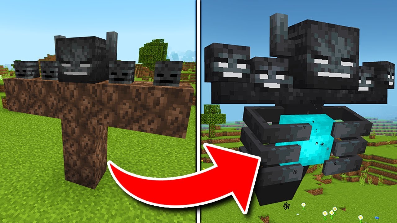 I Spawned the MEGA WITHER in Minecraft... - YouTube