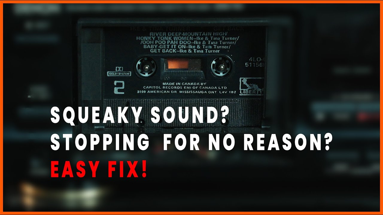 Squeaky and stopping cassette, and how to (easy) fix it! - YouTube