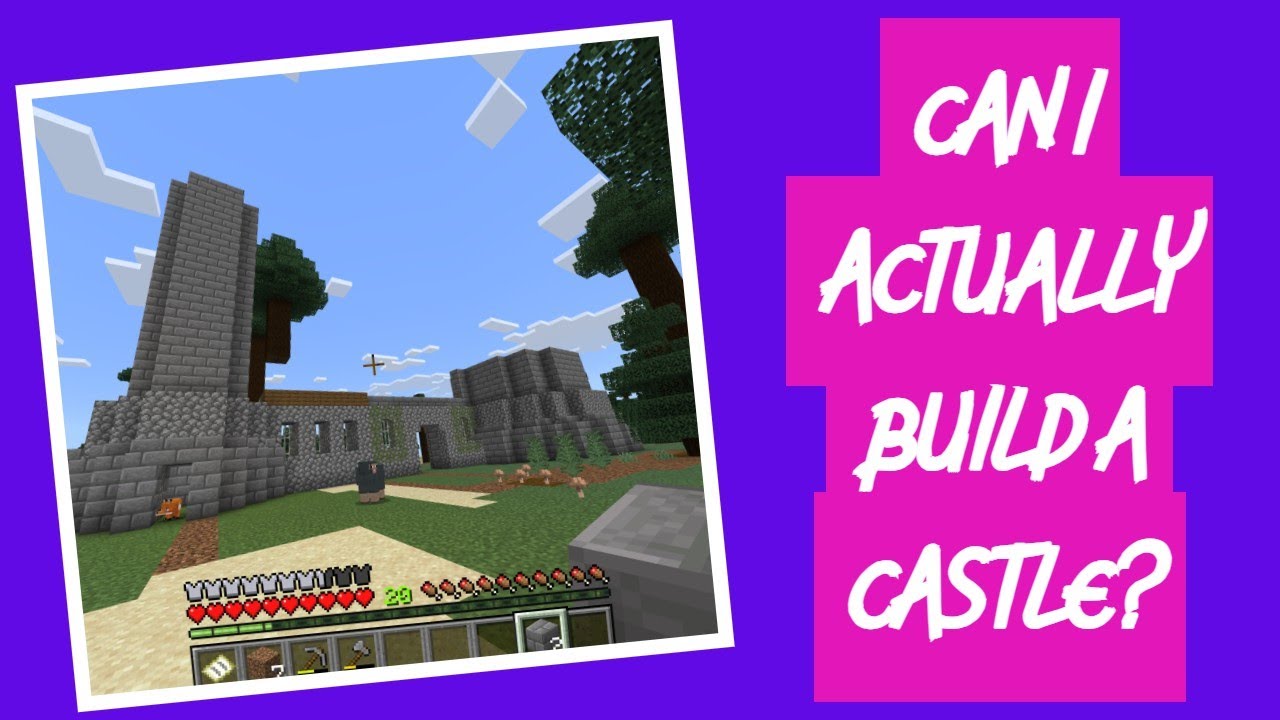 Minecraft: Building My Very Own Castle - YouTube