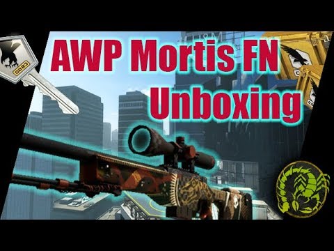 Just unboxed a AWP Mortis Factory New - Clutch Case Opening CS:GO - YouTube