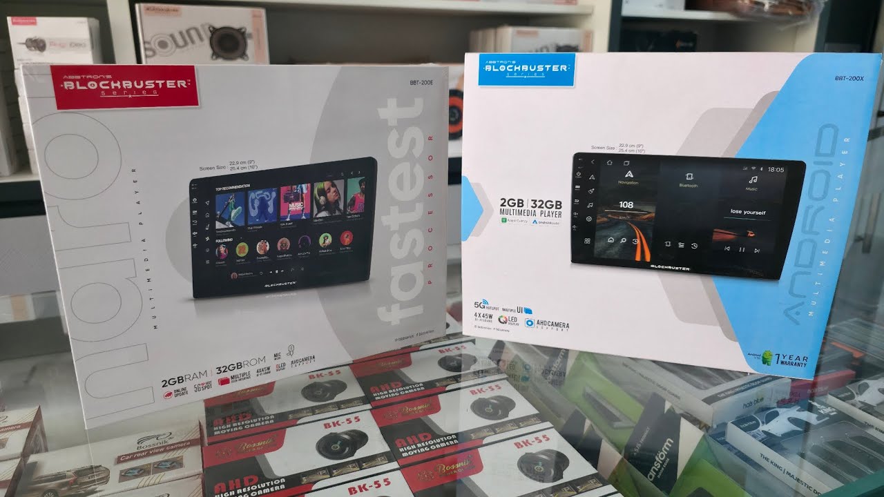 BLOCKBUSTER BBT-200E VS BLOCKBUSTER BBT-200X ANDROID | 2+32 GB | 9" CAR ...