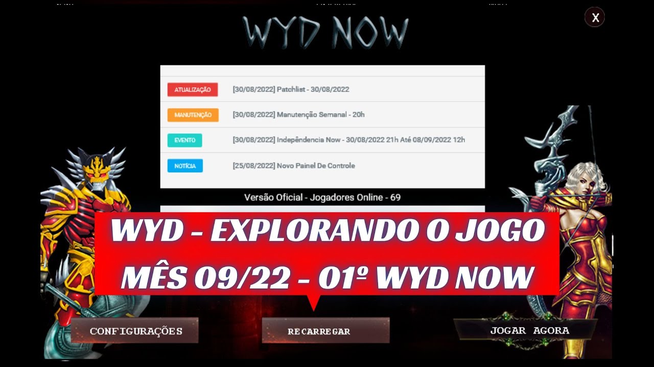 WYD - Explorando o Jogo 09/22 - 01º WYD NOW - YouTube