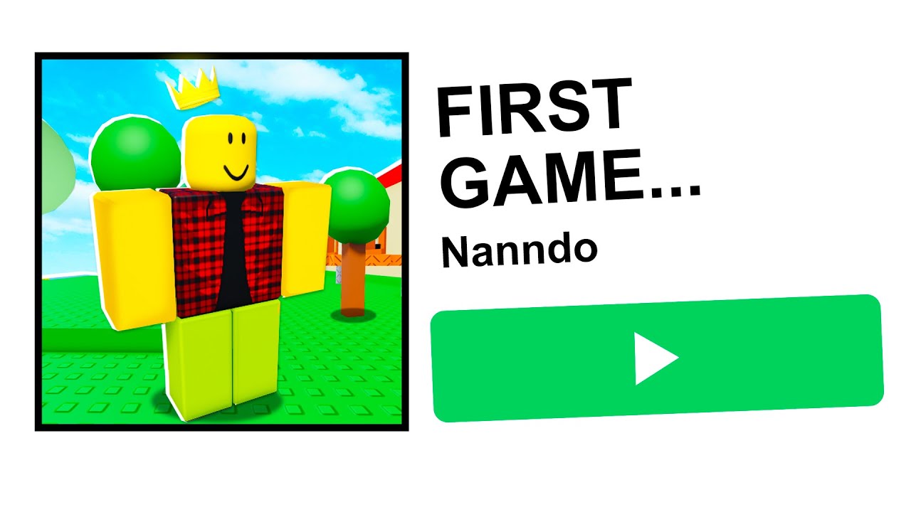 I Played the First Roblox Game! - YouTube