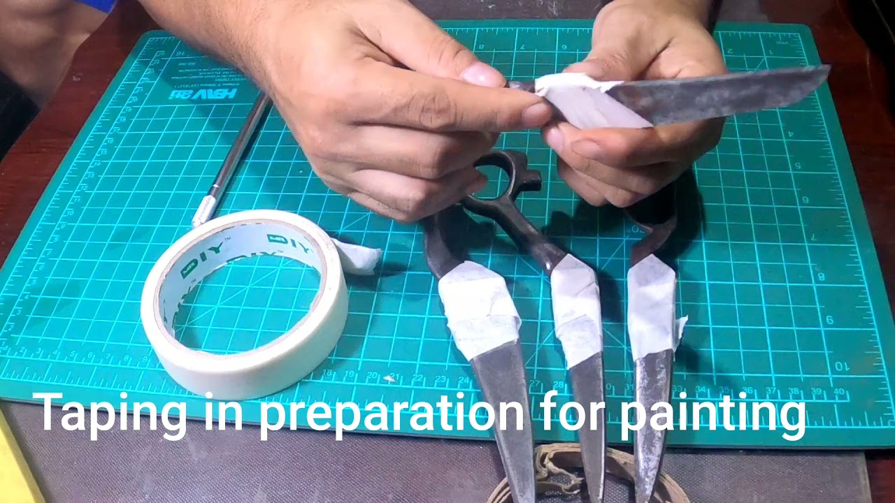 ANG PAG LINIS NG LUMANG GUNTING, 50 YRS OLD. SHEARS DIY GUNTING ...