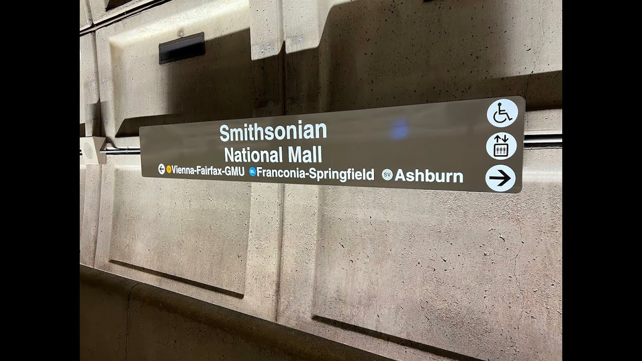 WMATA: Blue + Orange + Silver Line Train Action At Smithsonian Station ...