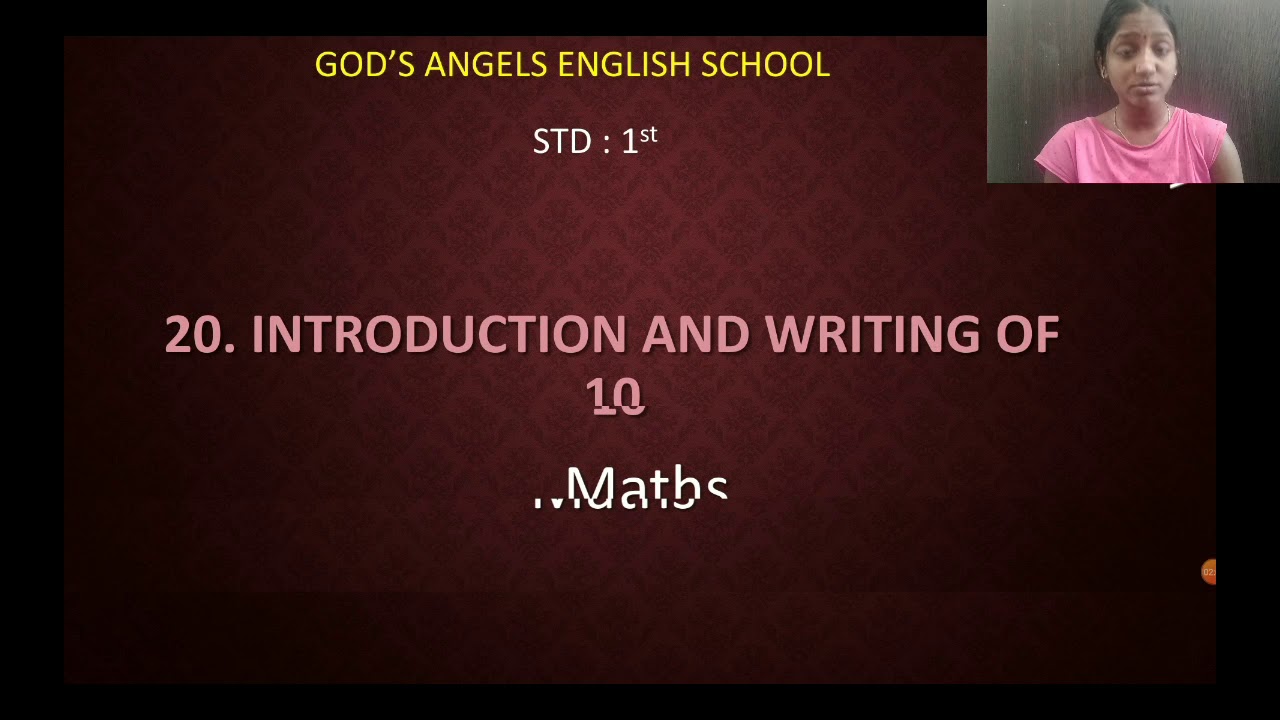 Lesson No. 20 & 21 - Introduction and writing of 10 & Let us learn ...