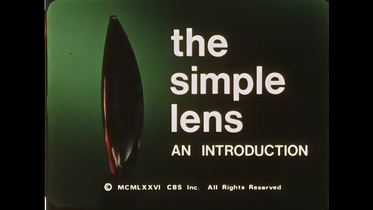 The simple lens - YouTube