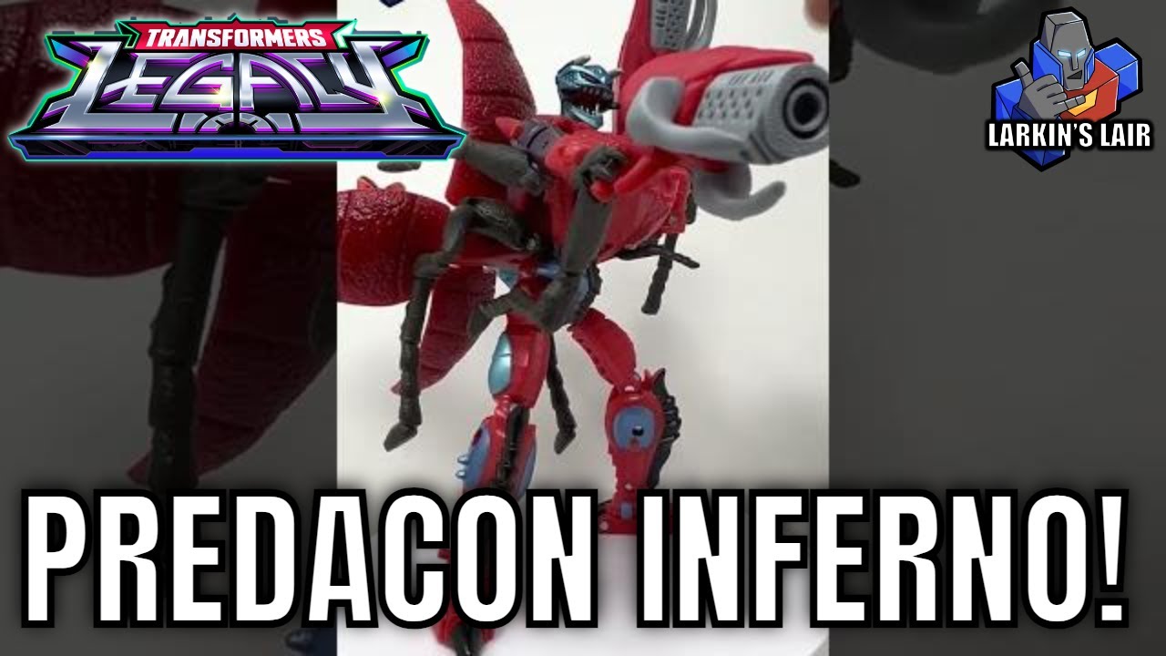 Transformers Legacy Predacon Inferno Review, Larkin’s Lair - YouTube
