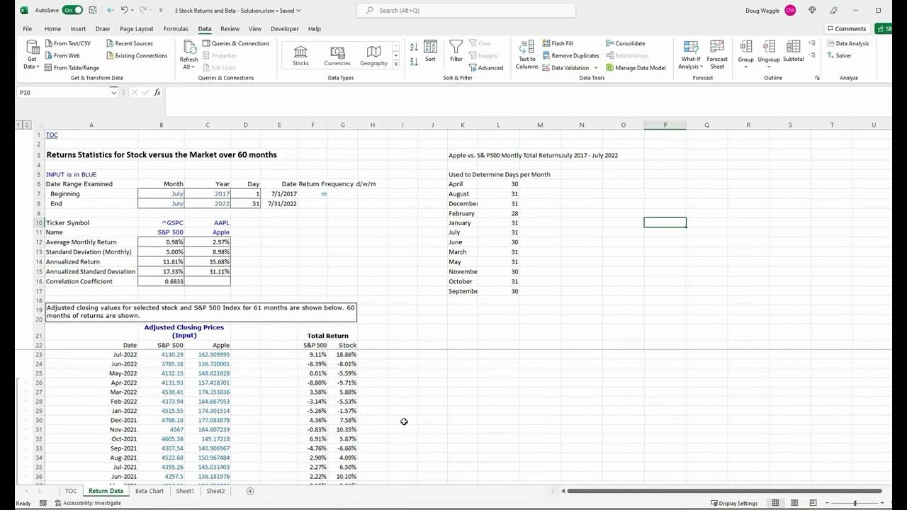 Excel Assignment 3 Introduction - YouTube