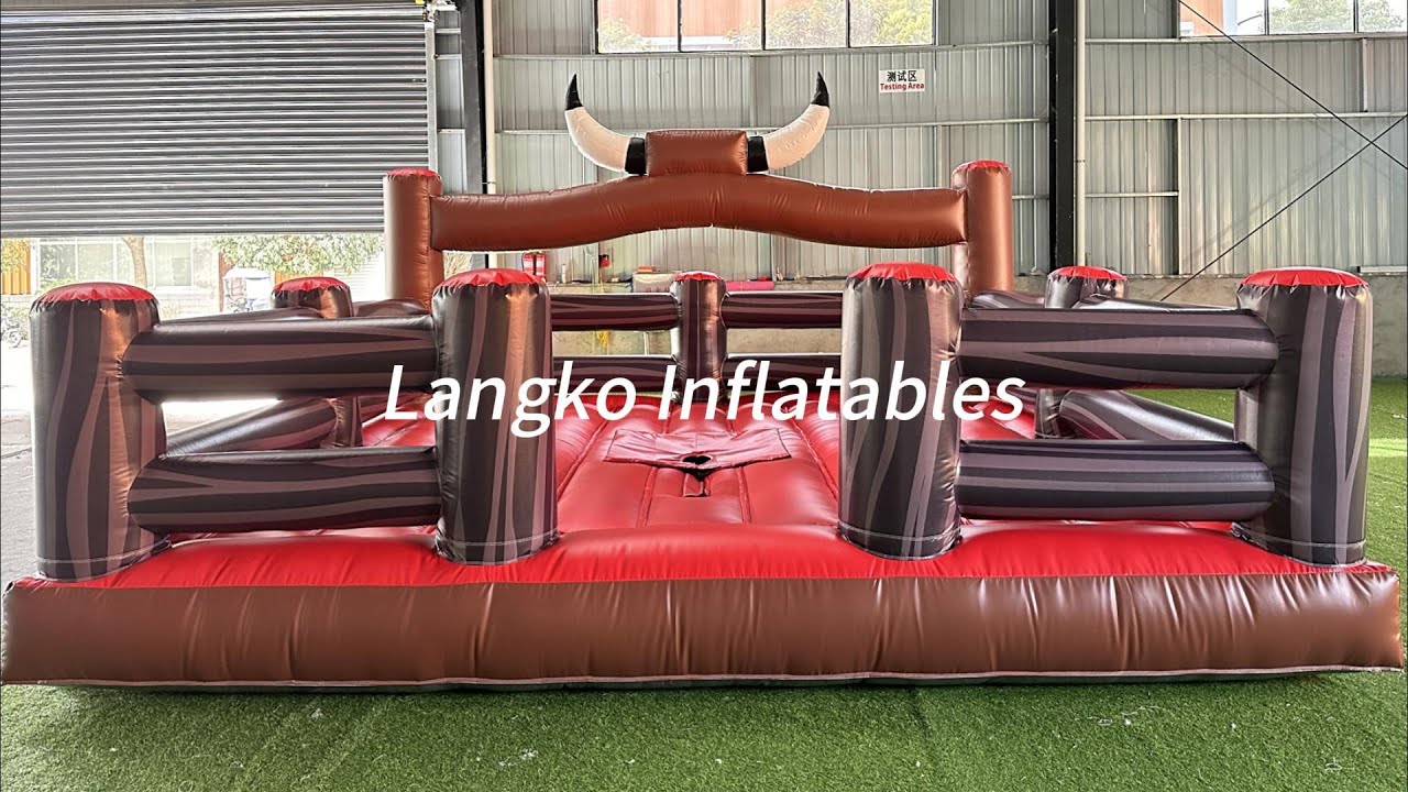 Commercial challenge inflatable mechanical bull riding machine ...