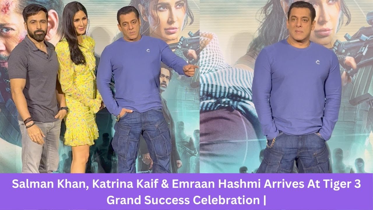 Salman Khan, Katrina Kaif & Emraan Hashmi Arrives At Tiger 3 Grand ...