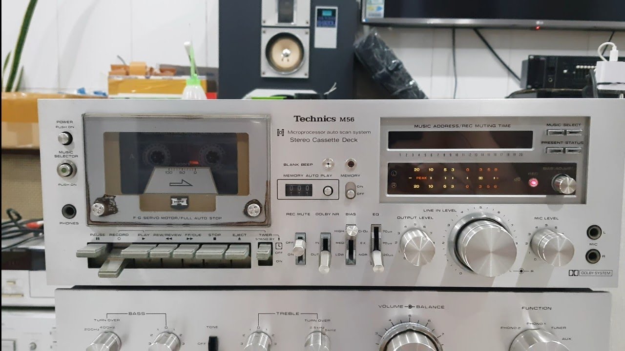 Tape Technics RS-M56(đả bán):pre chất âm rất dầy,thu phát tốt ...
