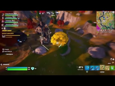 Fortnite- How to Swing from 3 Different Trees in a Row using ODM Gear ...