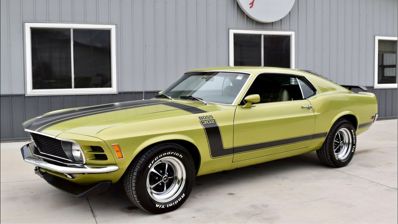 1 of 1! 1970 Boss 302 Mustang (SOLD) at Coyote Classics - YouTube