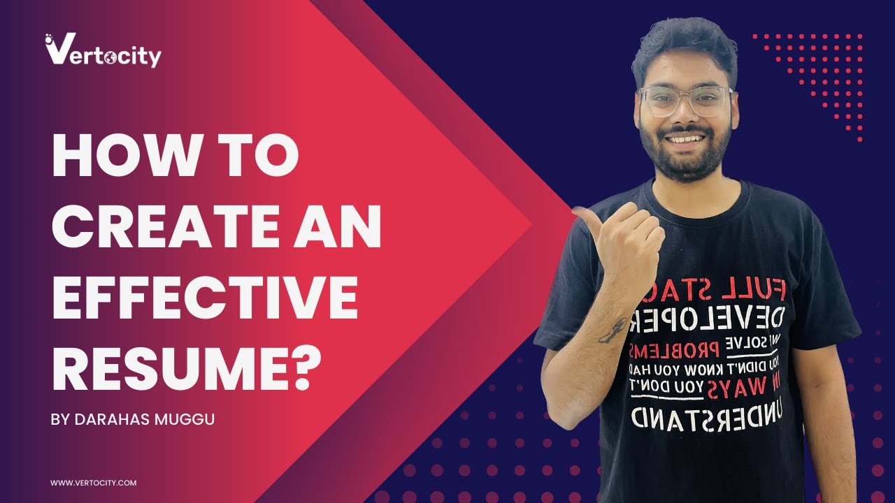 How to Build an Effective Resume | Do's & Dont's | Crack Interviews ...