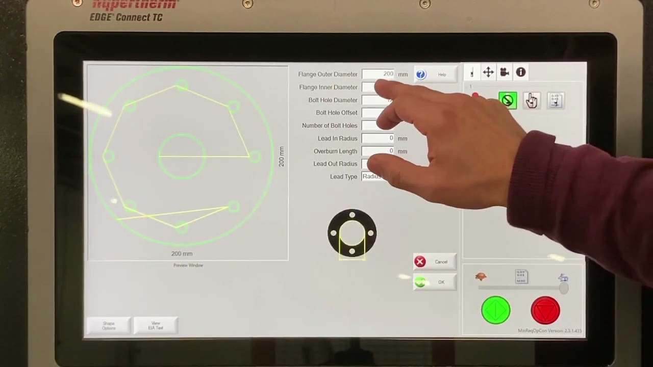 Digitálisból valóság - Hypertherm EDGE CONNECT TUTORIAL és plazmavágás - YouTube