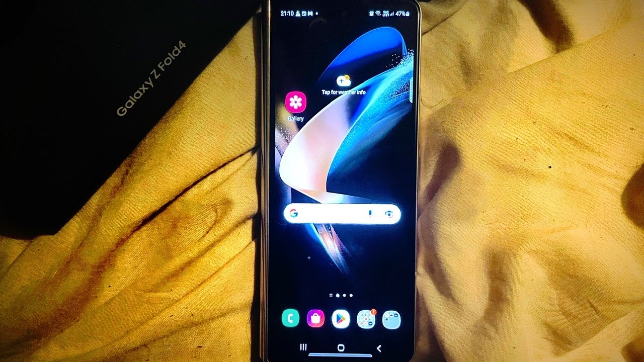 ANY Samsung Galaxy Z Fold How To Use Cover Screen [Tips and Tricks ...