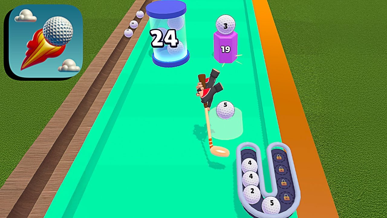 Golf Rush - All Levels Gameplay Android,ios (Part 9) - YouTube