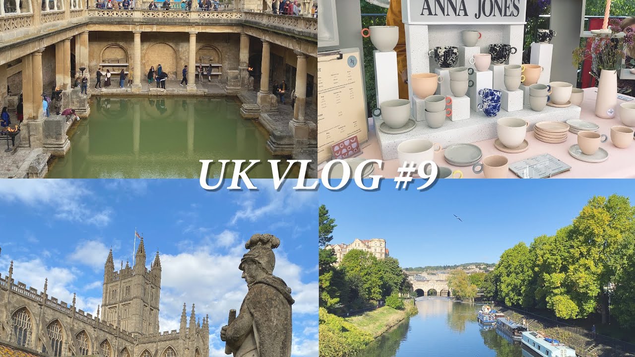 UK VLOG 第九集 - Bath三天兩夜小旅行/Frome獨立市集/Bath Spa - YouTube