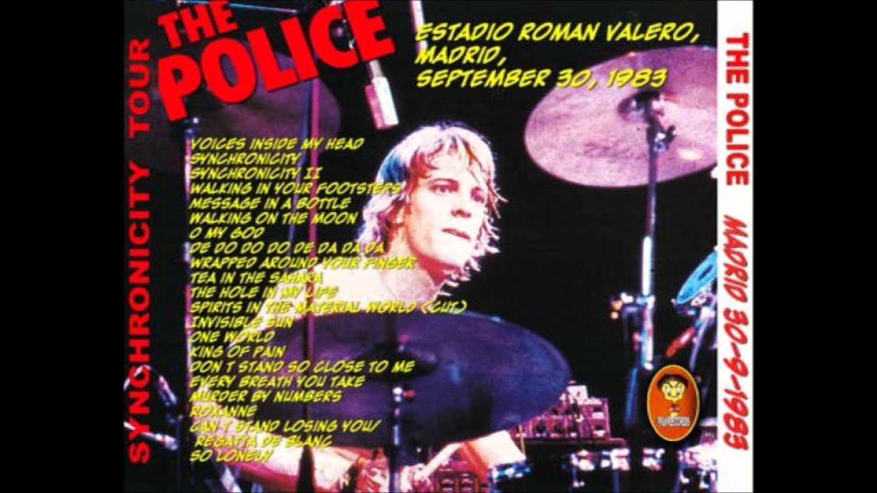 The Police, So lonely Madrid Sept. 30, 1983 - YouTube