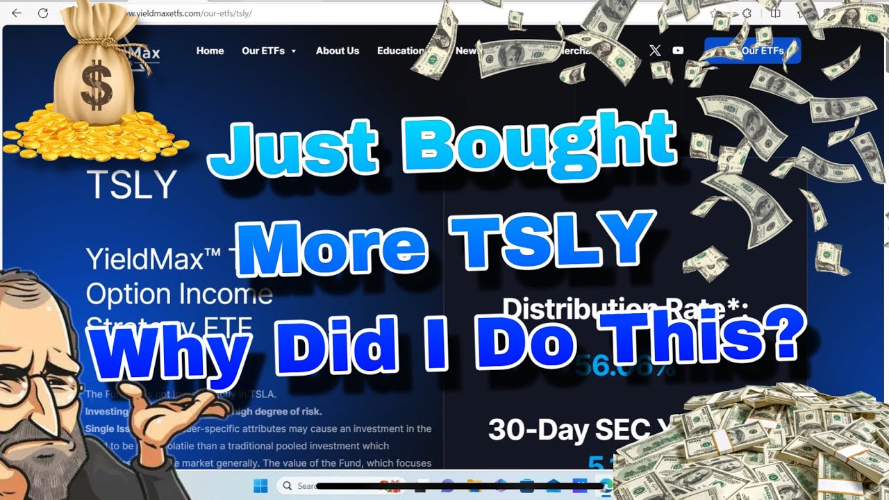 Buying More TSLY When TSLA is Down WHY I Bought More Yieldmax ETF - YouTube