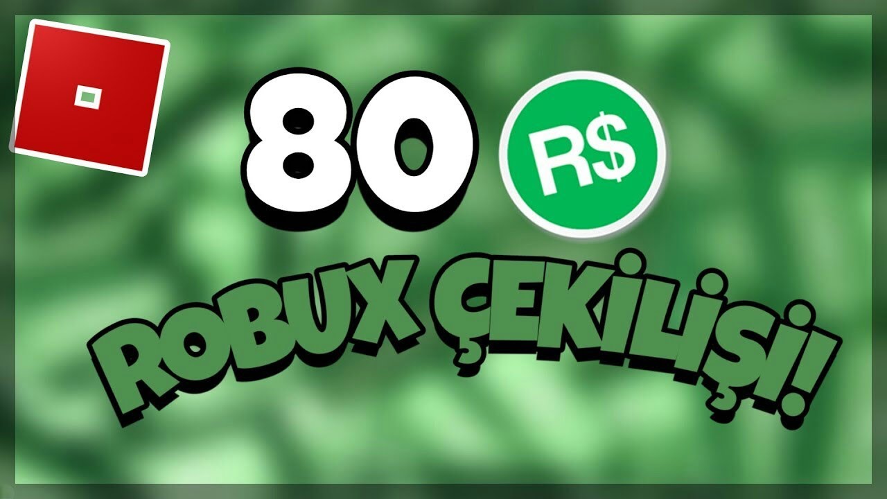 80 Robux çekilişi 100 aboneye özel - YouTube