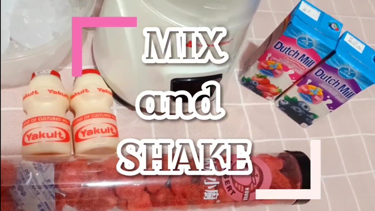 MIX and SHAKE | Mixed Berries Shake - YouTube