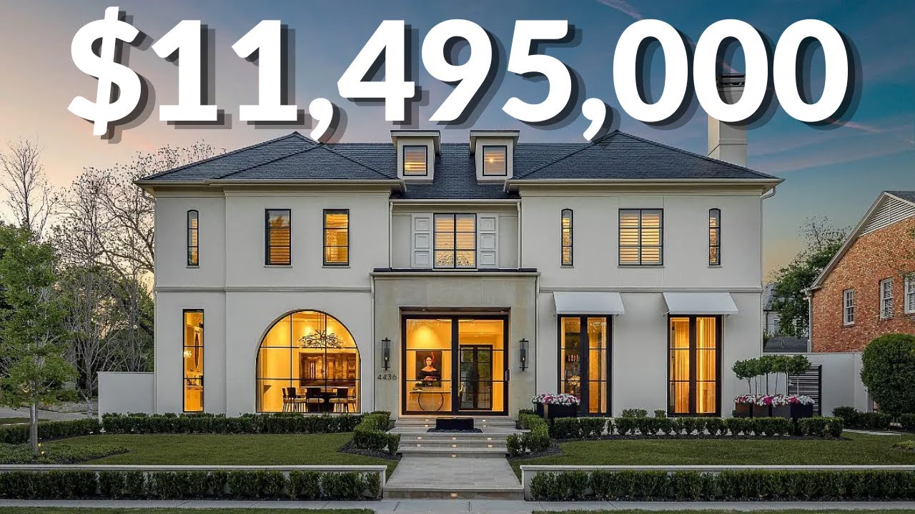 Inside an Elegant $11,495,000 MODERN Mansion | Dallas Luxury Home Tour ...