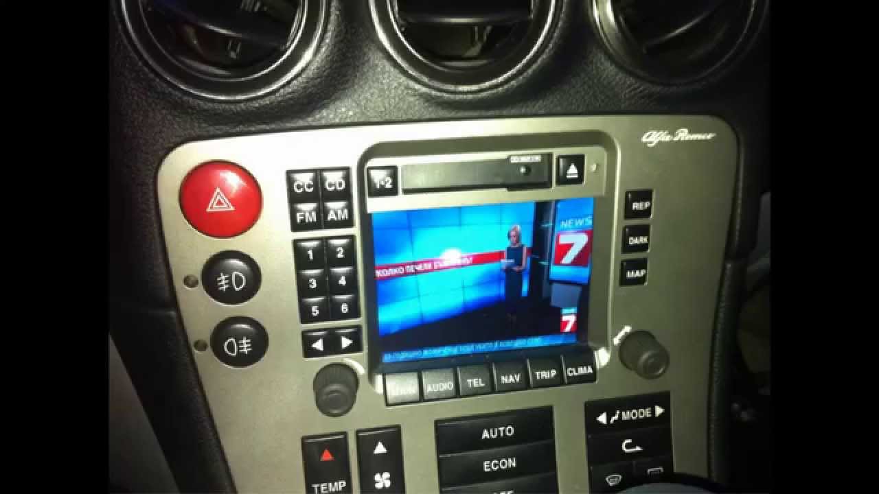 Installation Guide Alfa Romeo 166 TV Tuner + USB Player - YouTube