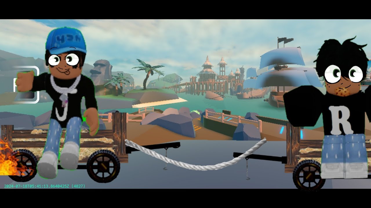 2-Player Minecart Obby! (100M) | Roblox: JourneyBound - YouTube