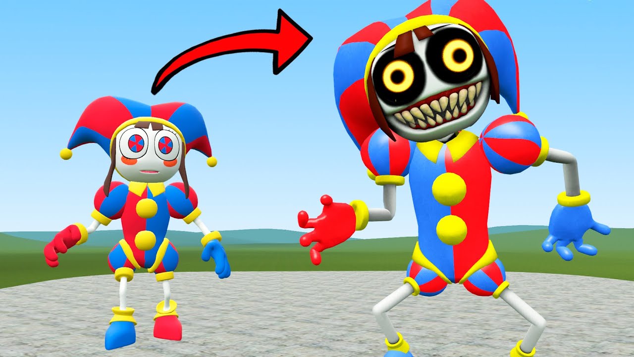 NEW POMNI NIGHTMARE AMAZING DIGITAL CIRCUS CHAPTER 3 in Garrys mod ...
