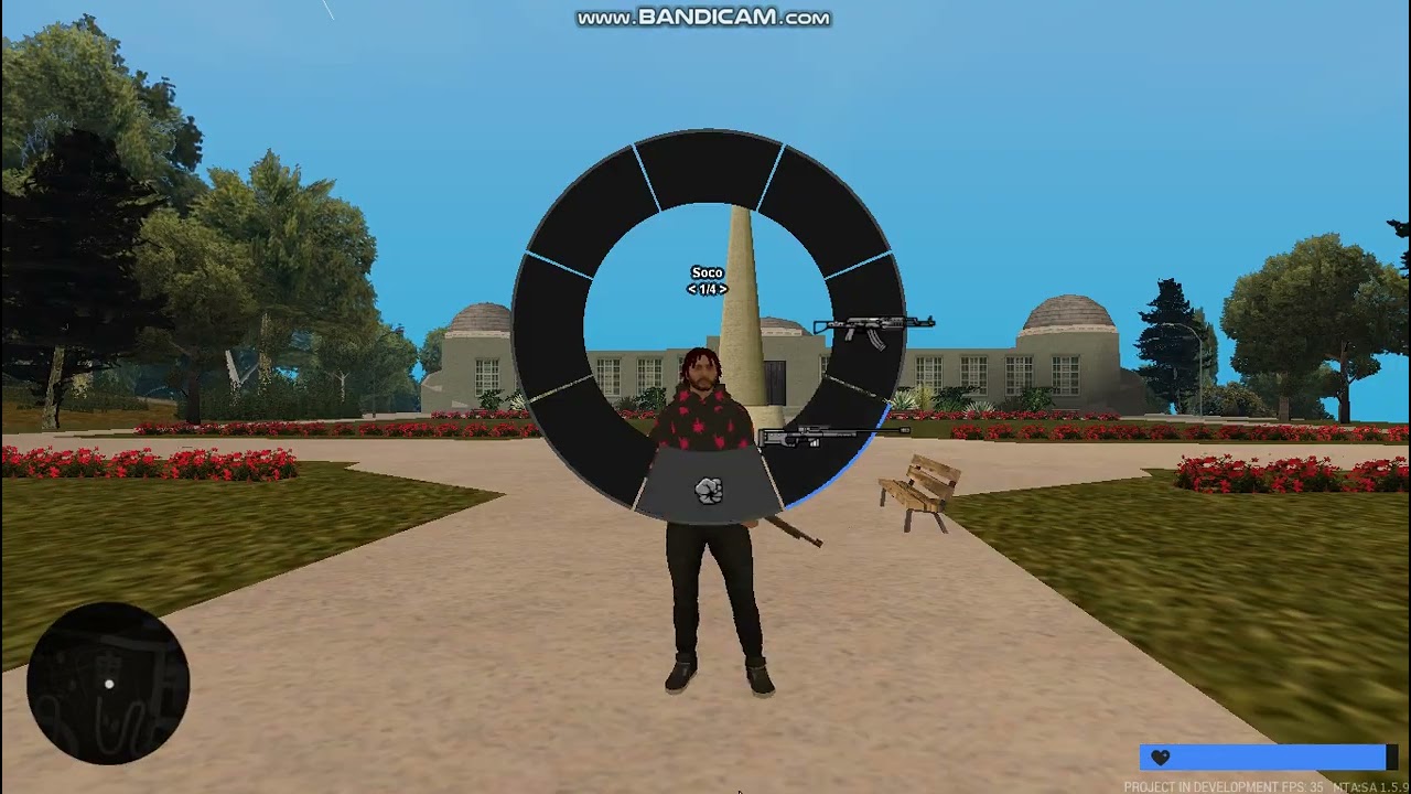 MTA:SA - RADIAL WEAPON PANEL - YouTube